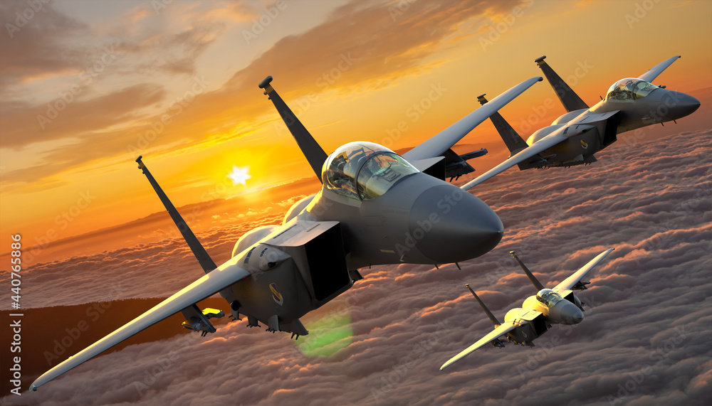 F 15 Strike Eagle Formation