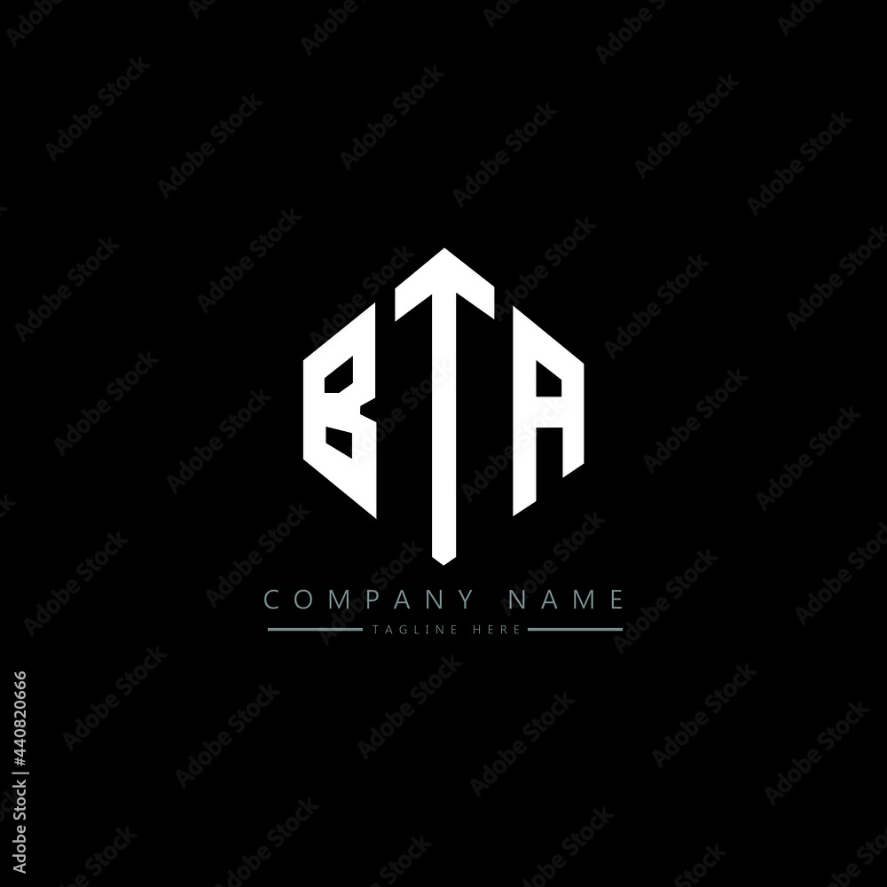 BTA letter logo design with polygon shape. BTA polygon logo monogram ... BTA letter logo design with polygon shape. BTA polygon logo monogram ...