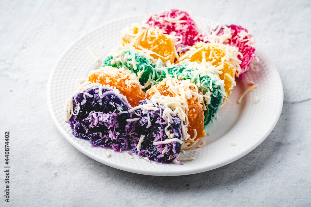 Pinoy Merienda- Colorful Pichi-pichi, also spelled pitsi-pitsi, is a ...