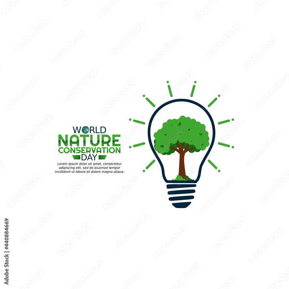 vector graphic of world nature conservation day good for world nature ...