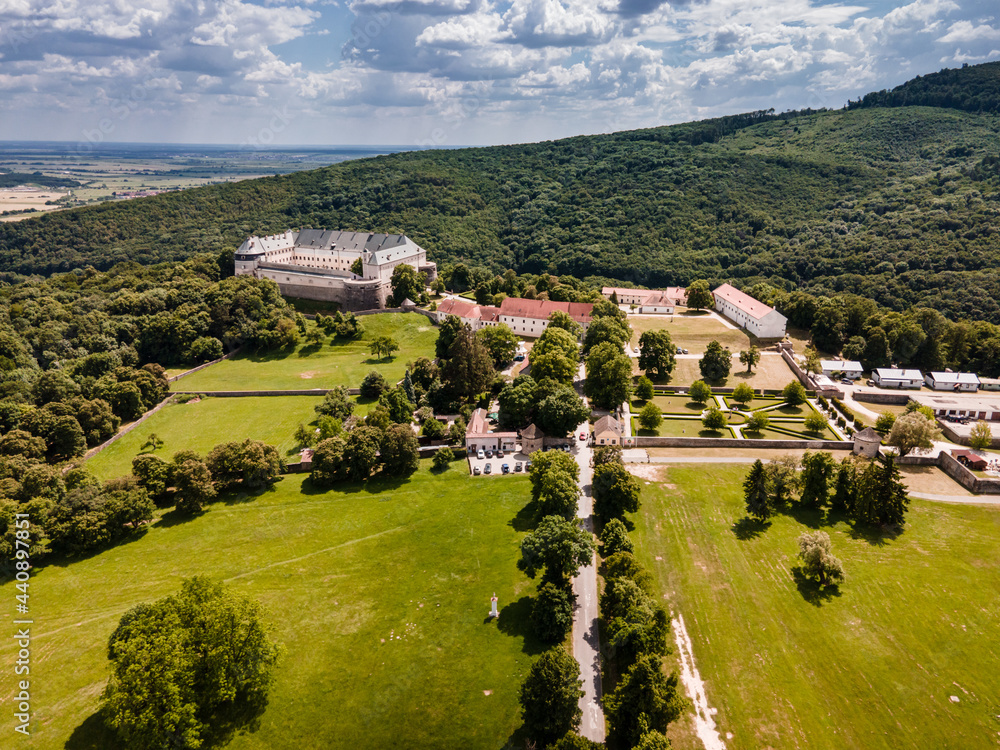 Cerveny Kamen Castle is a 13th-century castle in Slovakia. Castle with ...