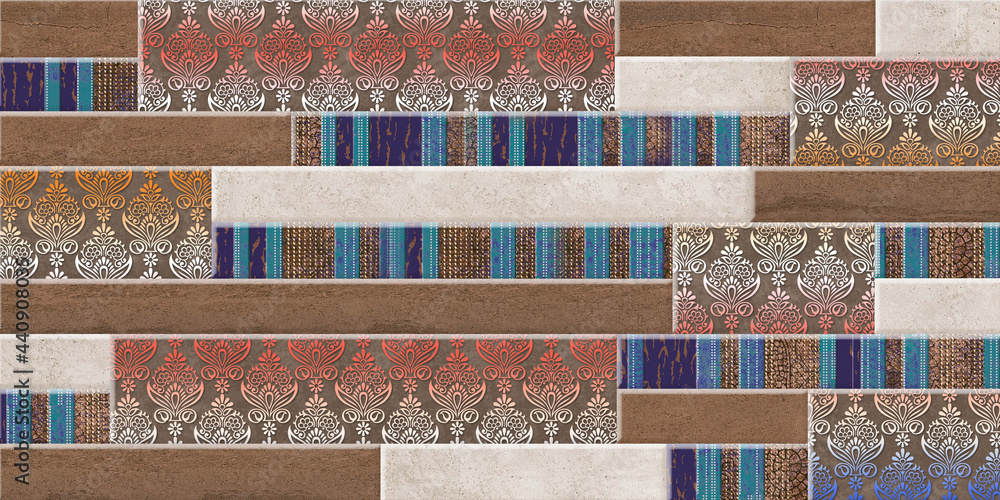 Background Wallpaper And Digital Wall Tiles Design, Illustration can be ...