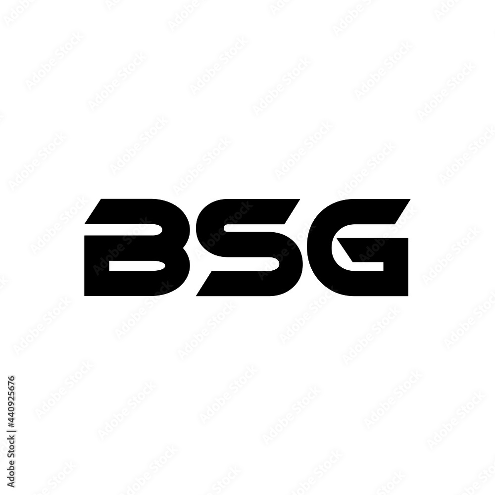 RSG letter logo design with white background in illustrator, vector ...
