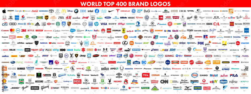 Logos Of The World Famous Brands