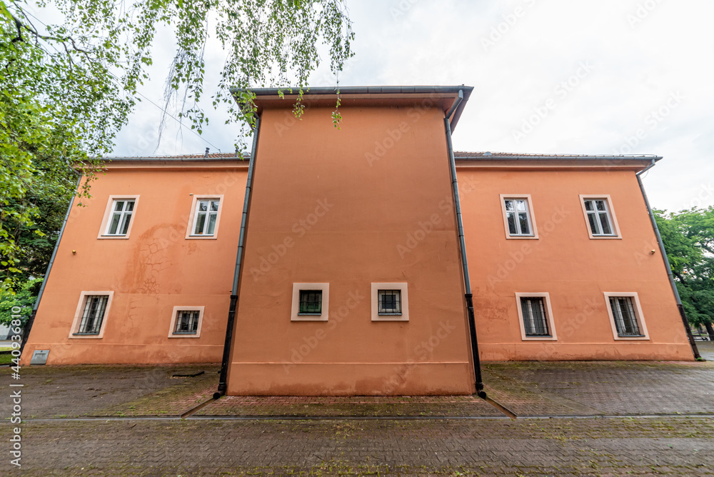 Backa Topola, Serbia - June 06, 2021: The castle "Kraja Pala" is ...