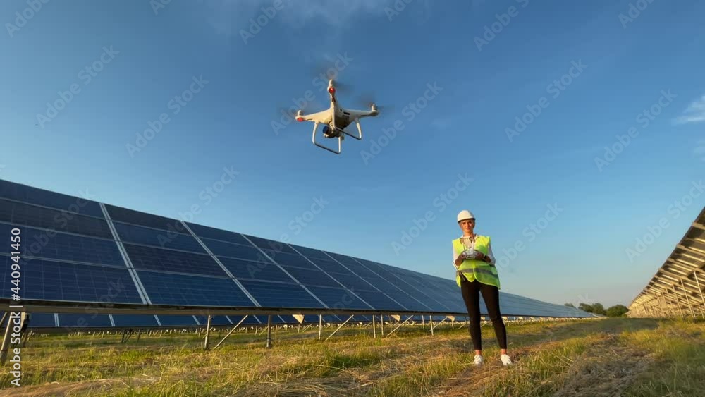 Technician and investor Using Infrared Drone Technology to Inspect ...
