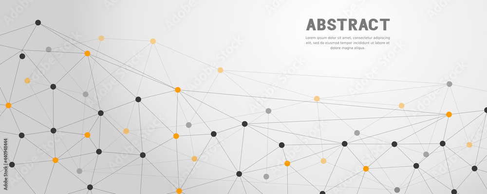 elegant tech network banner background, perfect for advertisement ...