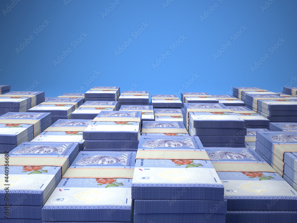 Malaysian money. Malaysian ringgit banknotes. 1 MYR ringgits bills ...