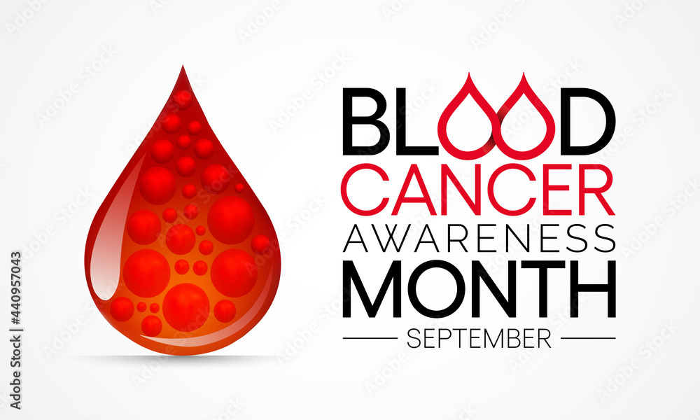 Vetor de Blood Cancer awareness month is observed every year in ...