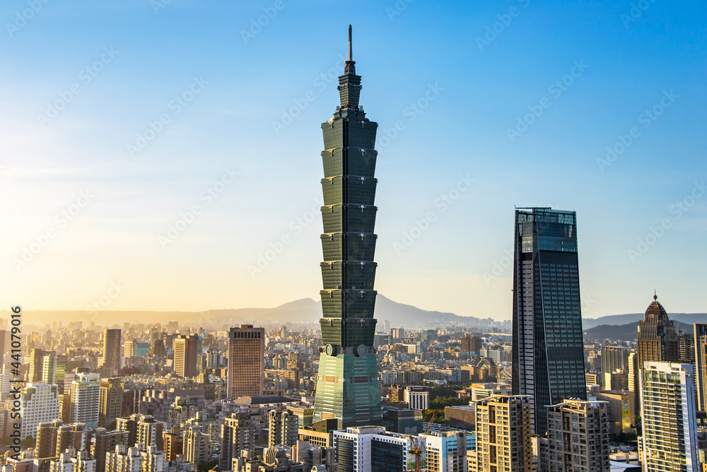 TAIPEI, TAIWAN - OCT 09, 2017: known as the Taipei World Financial ...