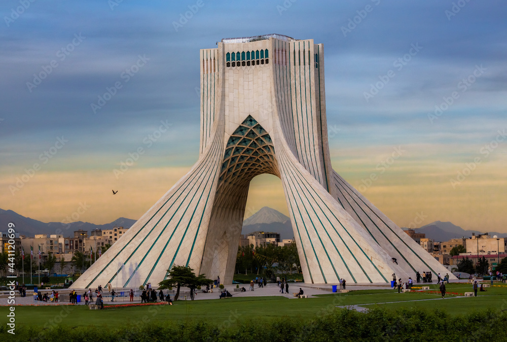 Photo & Art Print The Azadi Tower is a monument located at Azadi Square ...