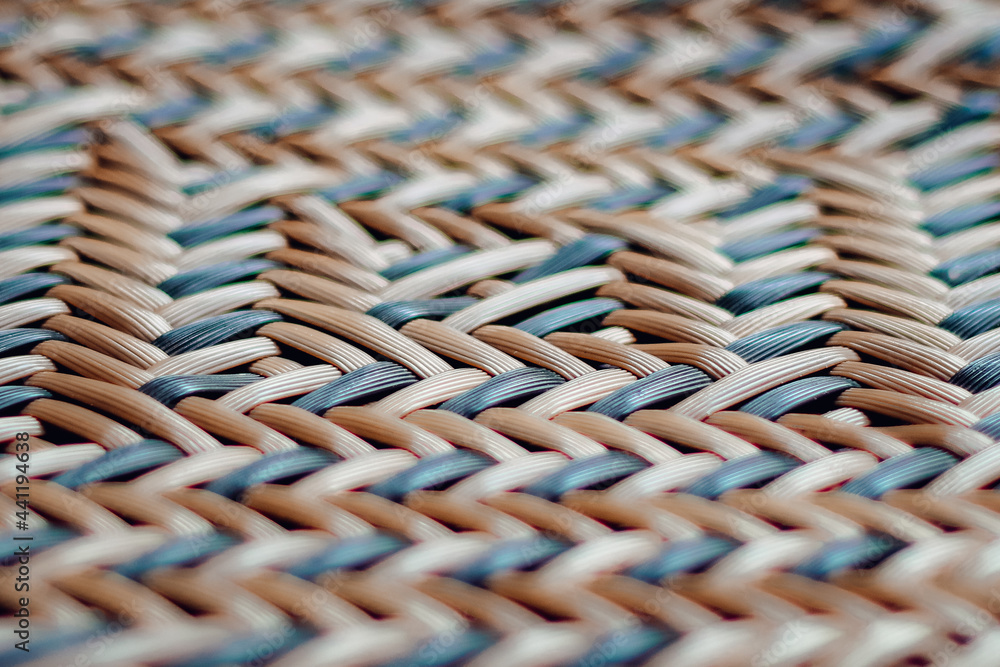 Texture Of Wicker Chair Stock Photo | Adobe Stock