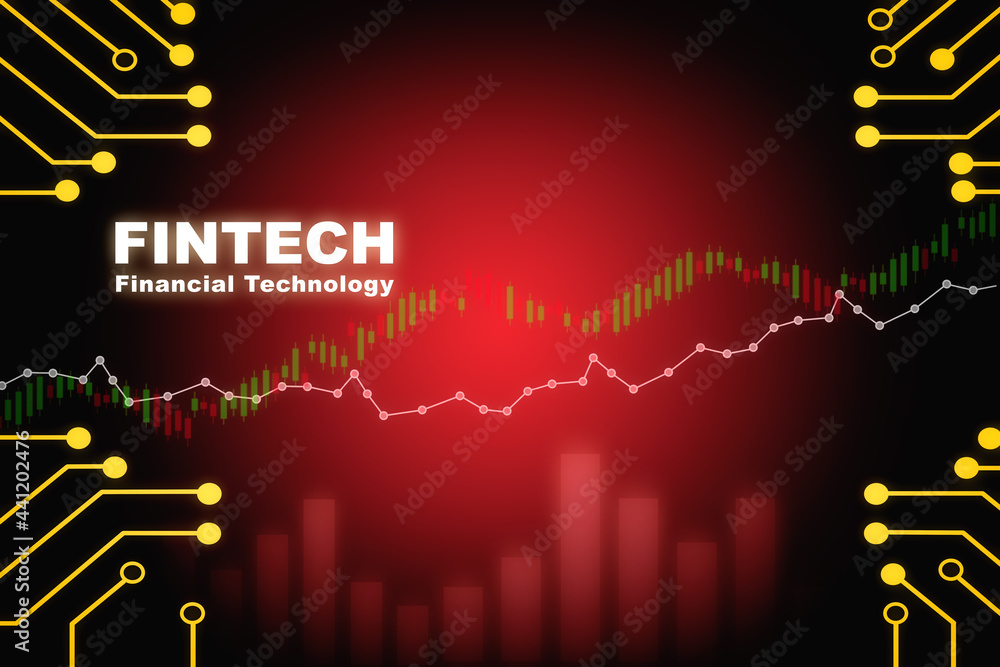 Financial growth graph and stock trading business chart background ...
