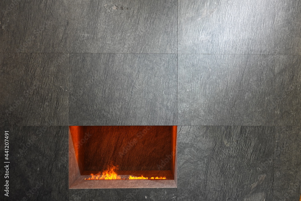 Wall background of volcanic andesite basalt stone texture, architecture ...