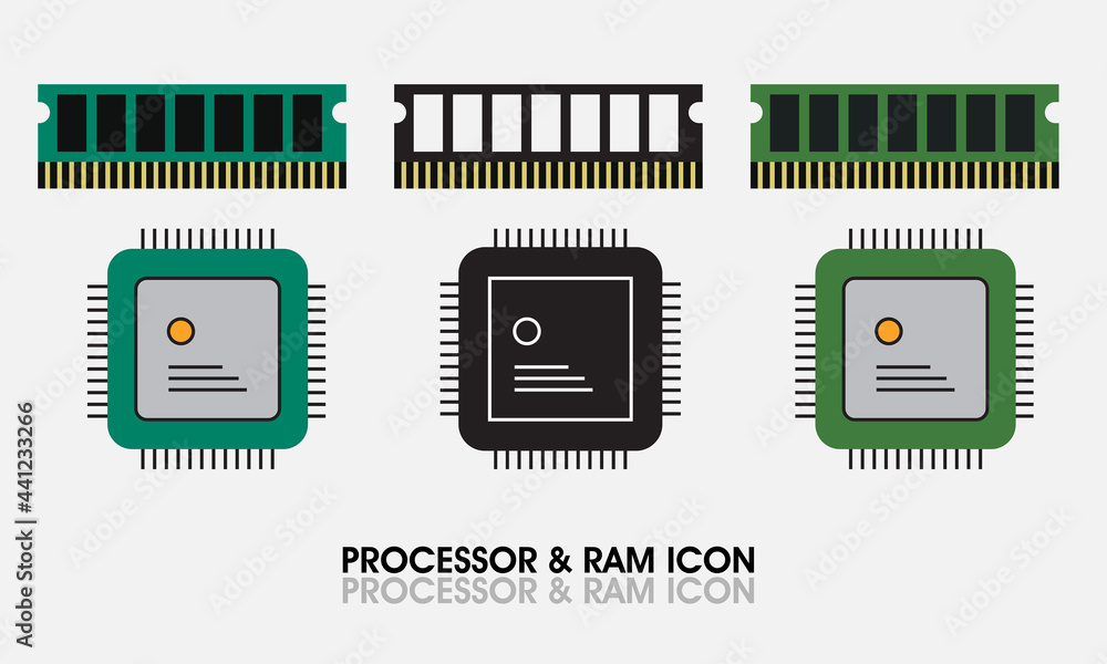 Ramram Iconprocessorrandom Access Memoryrandom Access Memory Vectorrandom Access Memory
