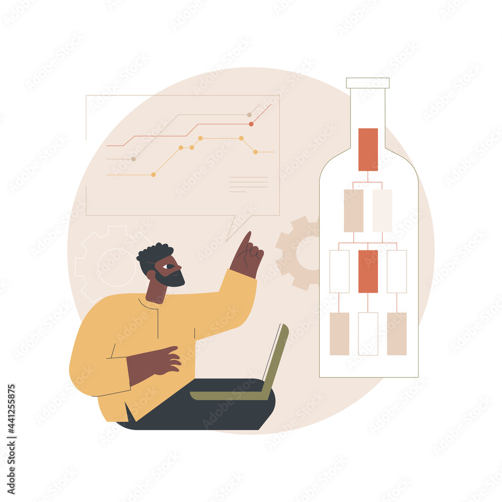 Bottleneck analysis abstract concept vector illustration. Visual ... Bottleneck analysis abstract concept vector illustration. Visual ...