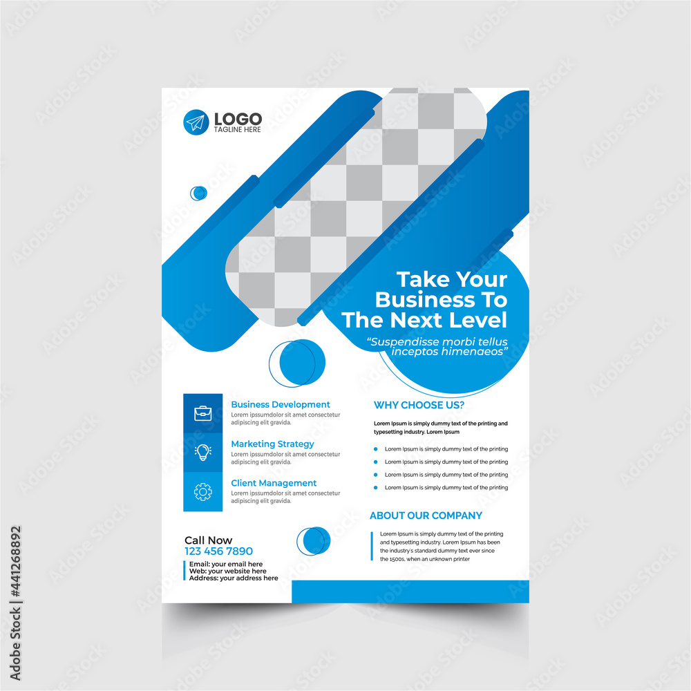 Corporate Business Flyer Book cover design modern. Annual report ...