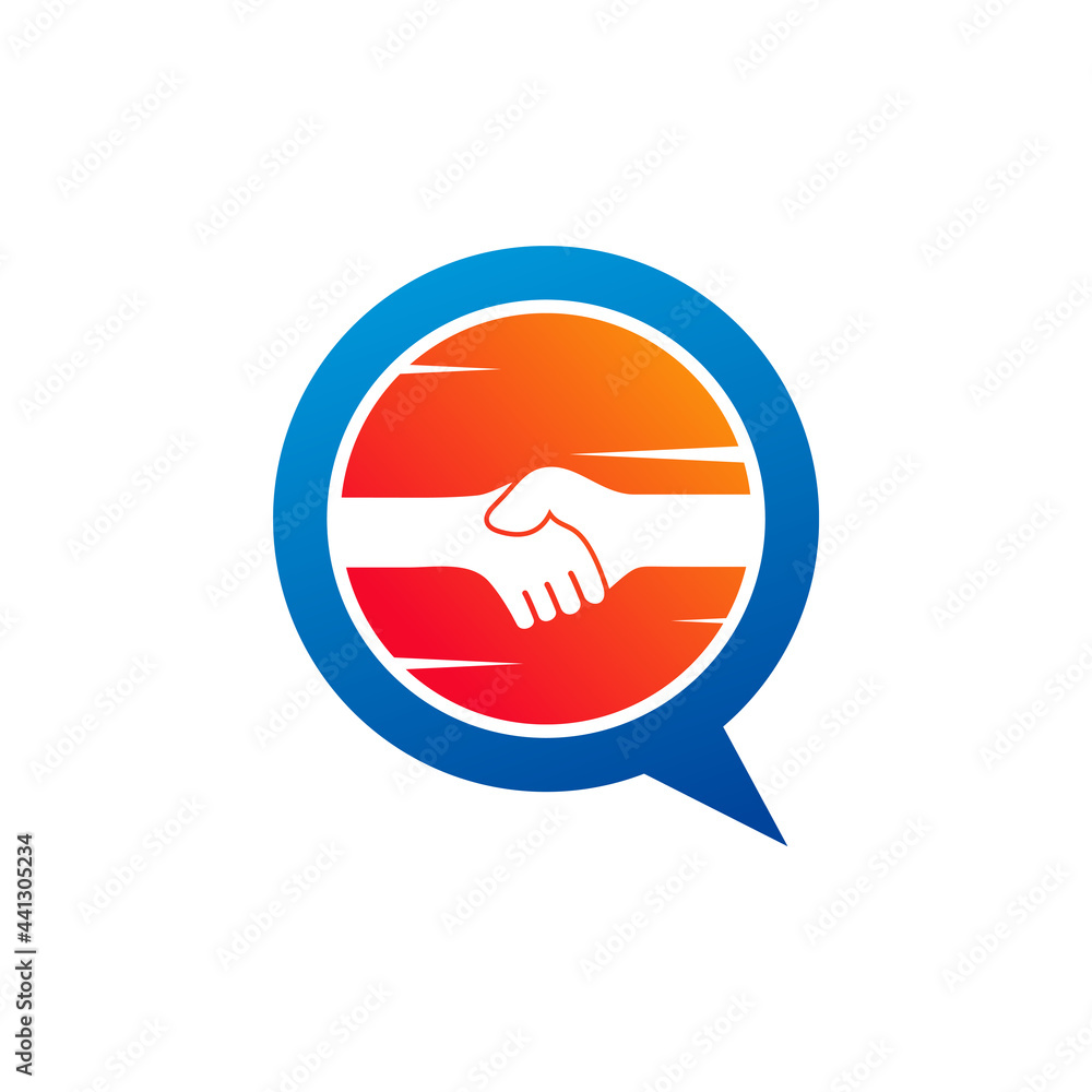 Chat Deal logo vector template, Creative Deal logo design concepts ...