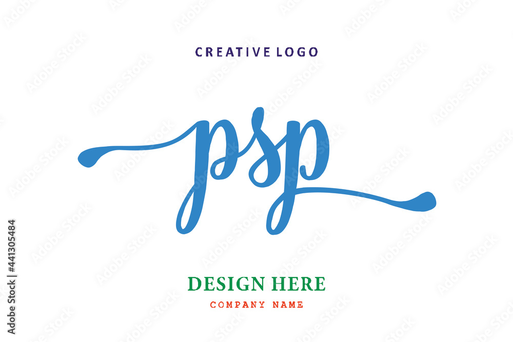 PSP lettering logo is simple, easy to understand and authoritative ...