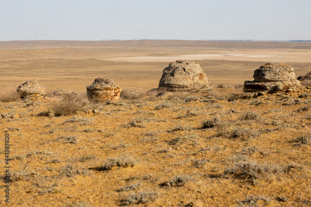 Valley of round stones or Valley of Balls (spherical nodules), formed ...