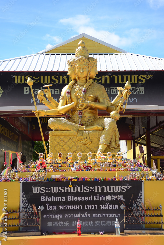 Fotografia do Stock: Brahma is the Hindu creator god. He is also known ...