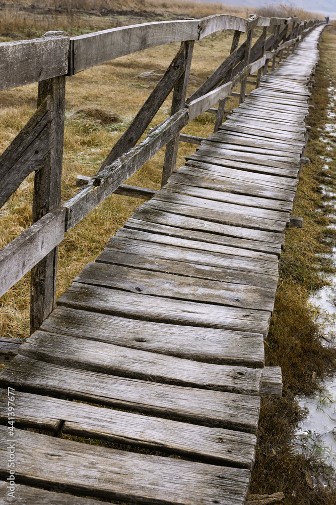 old wooden bridge at Sic swamps Stock Photo | Adobe Stock