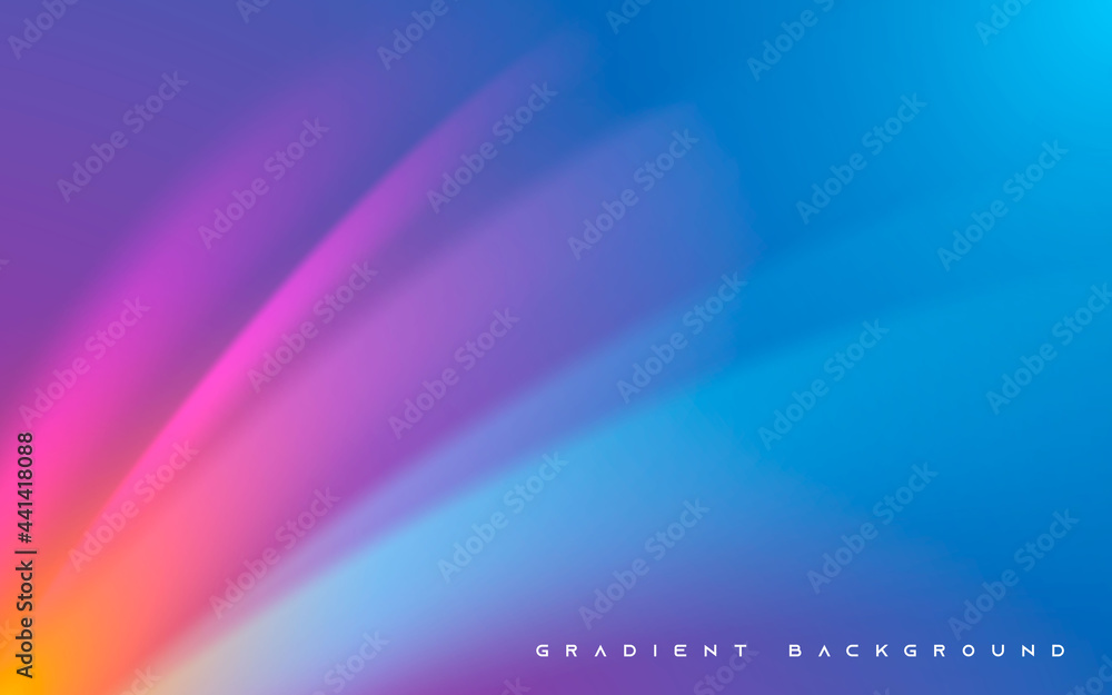 Abstract colorful light gradient background Stock Vector | Adobe Stock