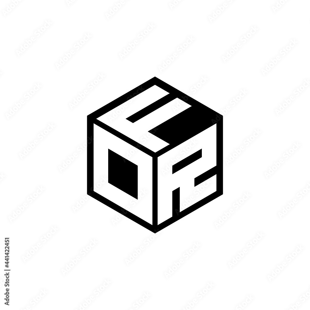 DRF letter logo design with white background in illustrator, vector ...