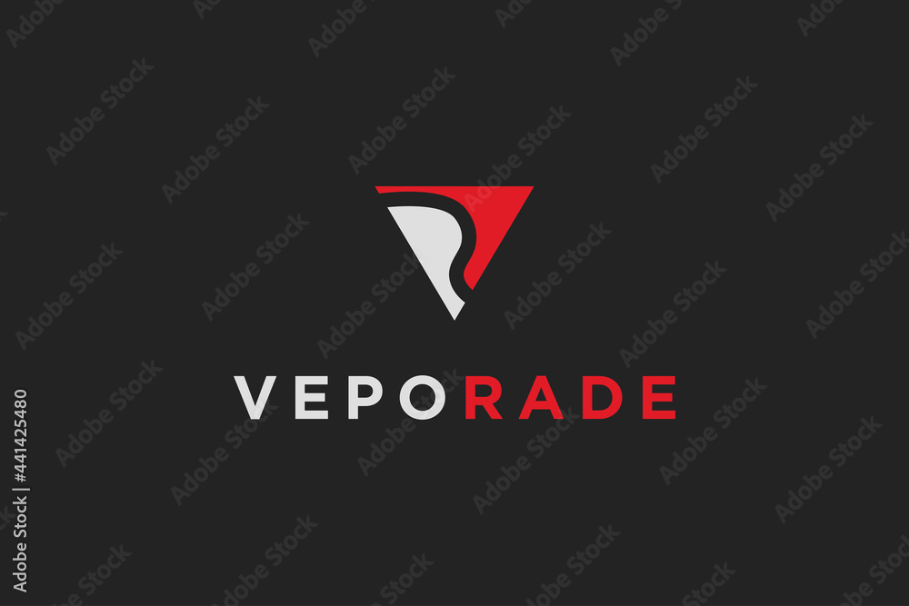 Initials letter VR logo design vector illustration. letter VR suitable ...