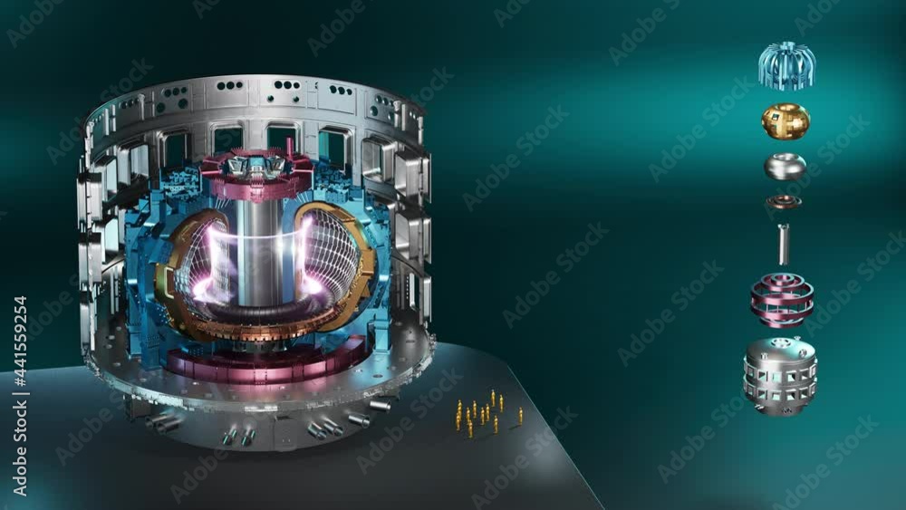 Infographic - No description / Inside the ITER Tokamak, International ...