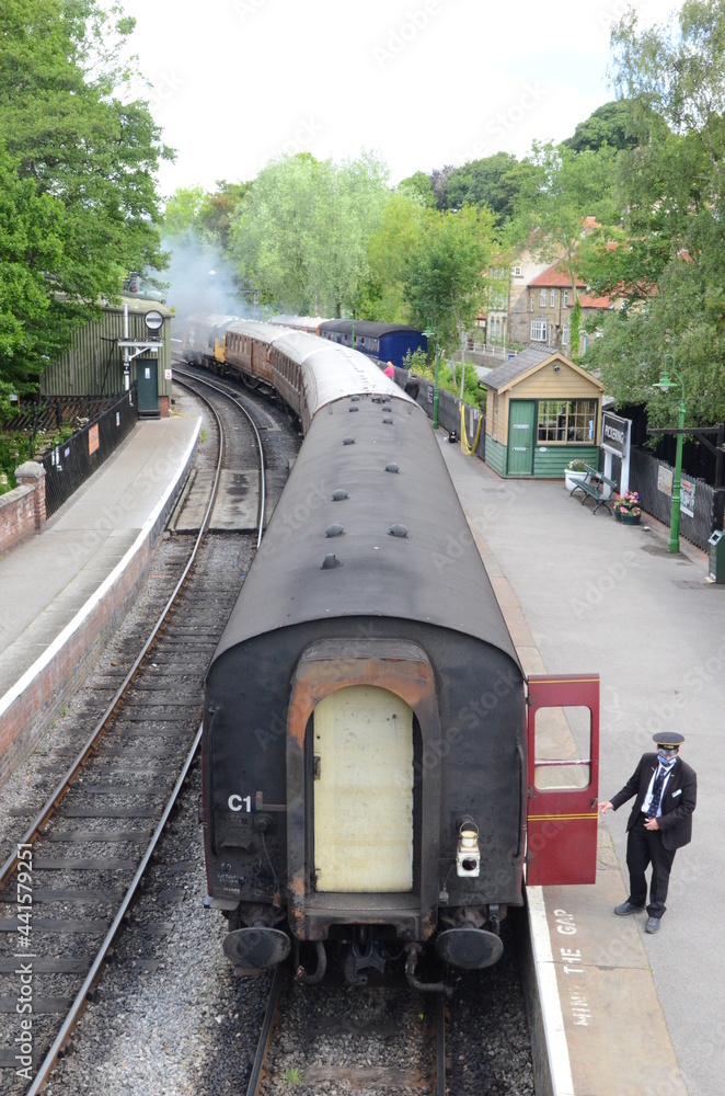 English Electric Class 37 Diesel locomotive 37264 operating a passenger ...