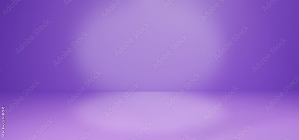 Abstract purple gradient spotlight room texture background. Studio ...