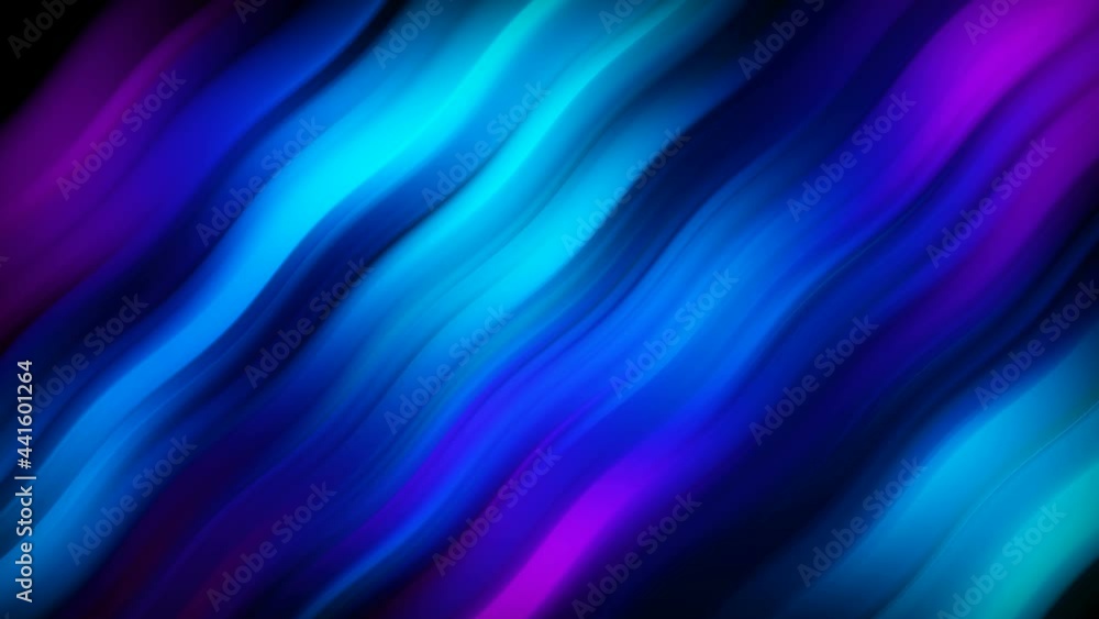 Seamless loop in 4K creative design of 3d background with Neon Colors ...