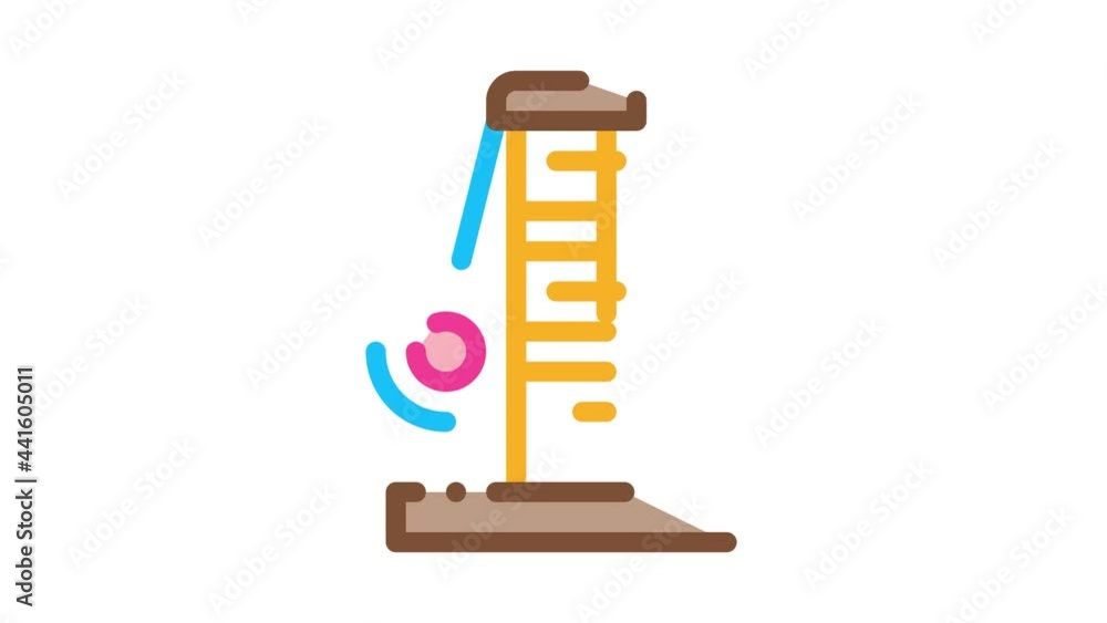 Claws Clapper Icon Animation. color Claws Clapper animated icon on ...