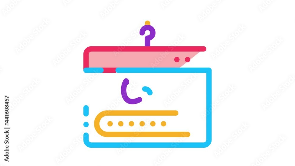 Phishing Icon Animation. color Phishing animated icon on white ...