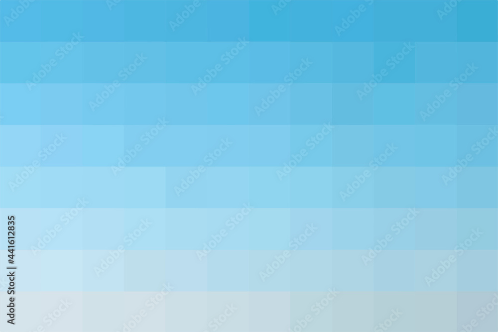 Abstract pixel light blue background. Gold geometric texture from ...