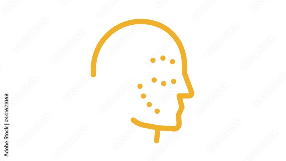 Medical Injection Points Icon Animation. color Medical Injection Points ...