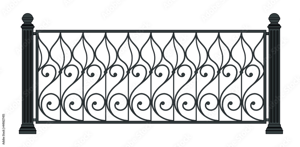 Iron railings. Forging design. Blacksmithing. Metal work. Balcony ...