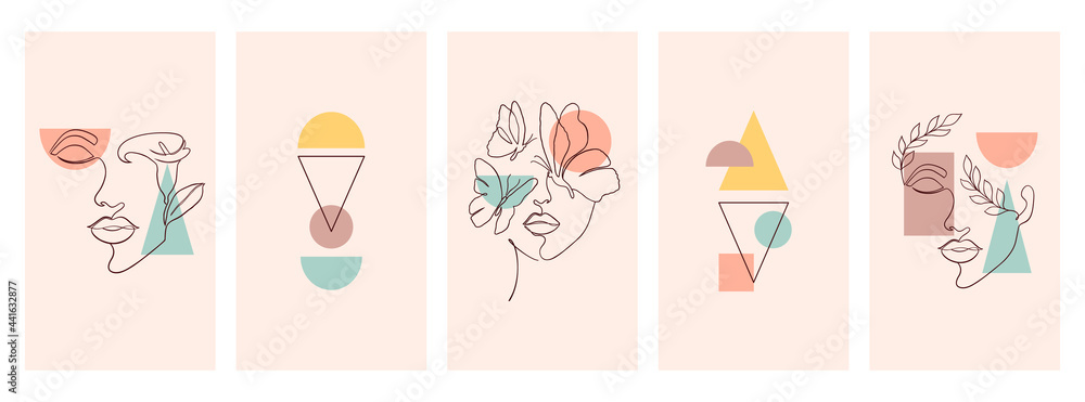 Collection of flyers Stock Vector | Adobe Stock