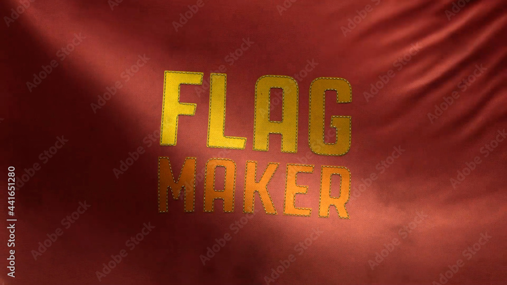 Flag Maker Logo Stock Template | Adobe Stock