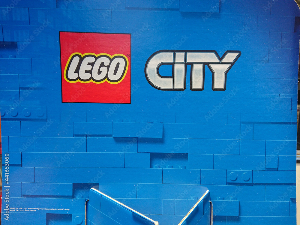 Foto de Berlin, Germany - July 4, 2019: Lego City toys. Lego City is a ...