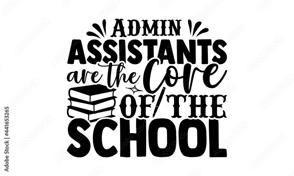 Admin assistants are the core of the school - Receptionist Hand drawn ...