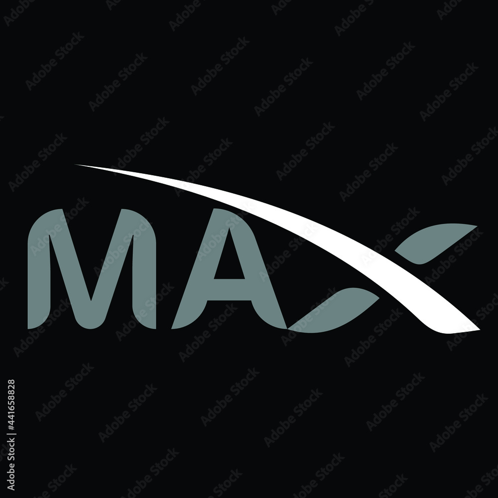 max logo new logo design Stock Vector | Adobe Stock