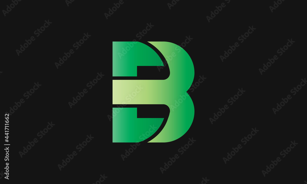 Letter B with logo icon design template elements. font, symbol ...