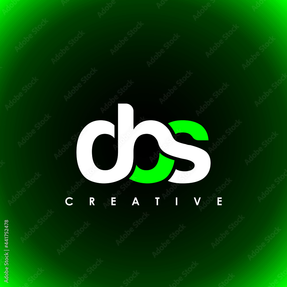 DBS Letter Initial Logo Design Template Vector Illustration Stock ...