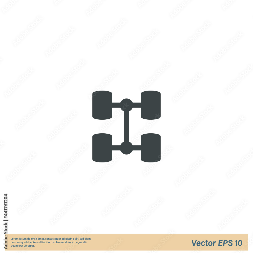 car drivetrain icon Stock Vector | Adobe Stock