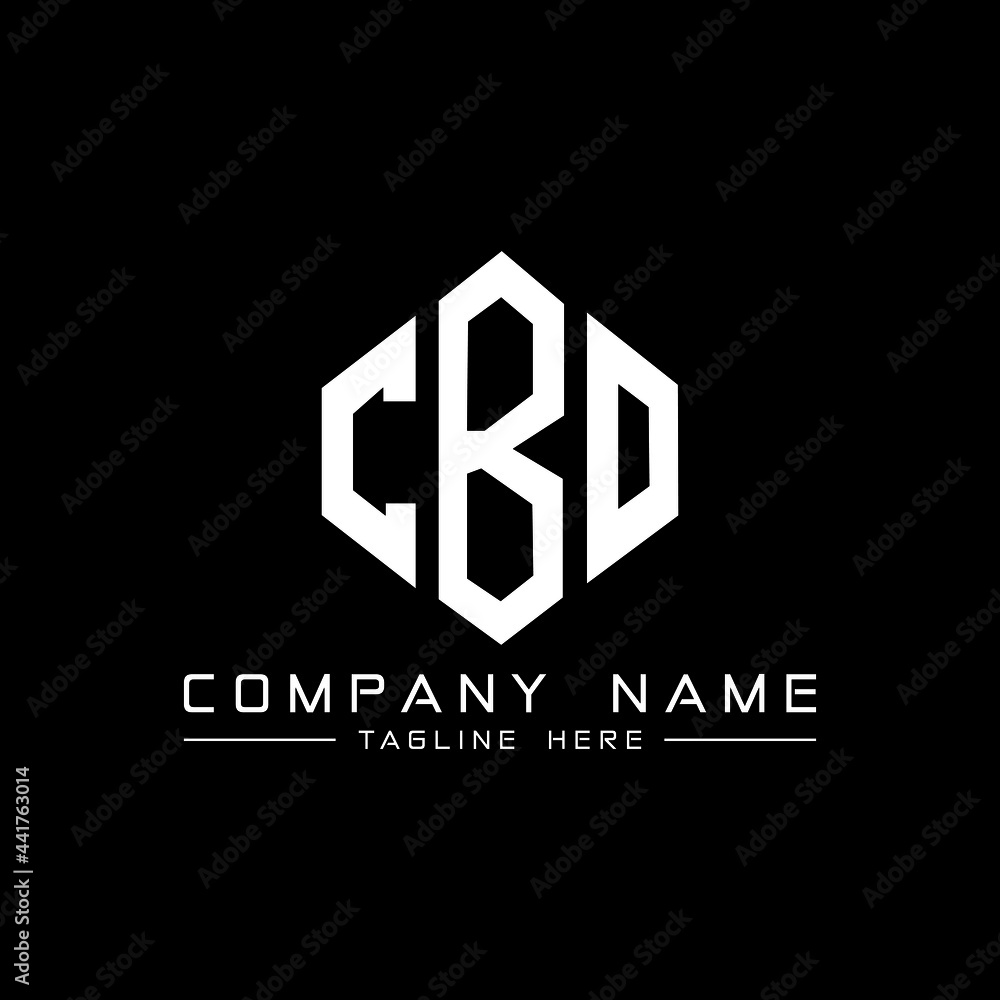CBO letter logo design with polygon shape. CBO polygon logo monogram ...