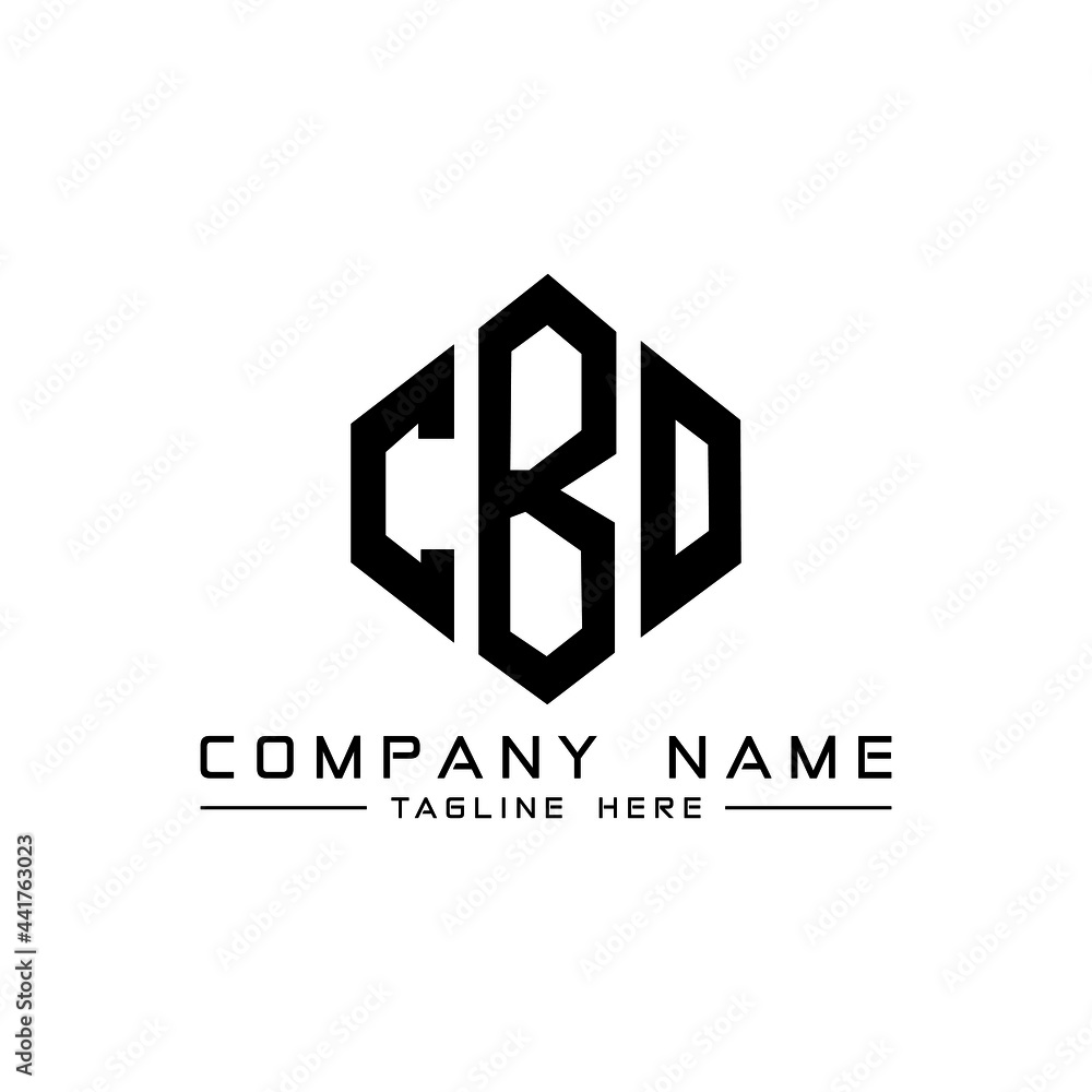 CBO letter logo design with polygon shape. CBO polygon logo monogram ...