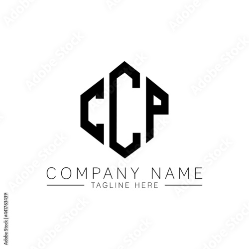 CCP letter logo design with polygon shape. CCP polygon logo monogram ...