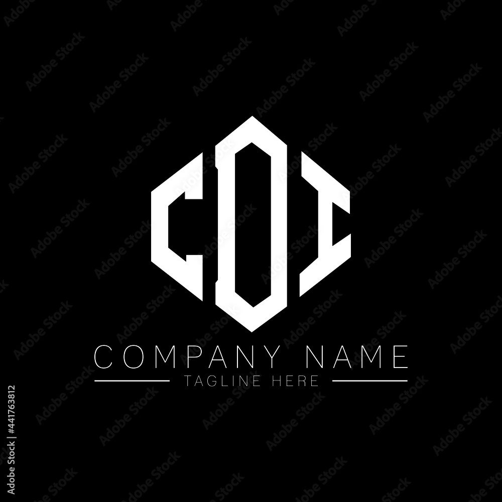 CDI letter logo design with polygon shape. CDI polygon logo monogram ... CDI letter logo design with polygon shape. CDI polygon logo monogram ...